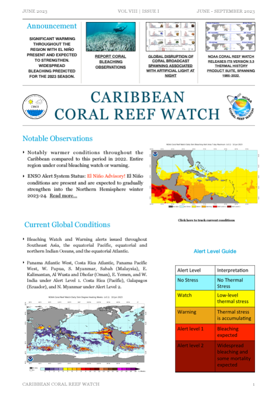 CARIBBEAN CORAL REEF WATCH - Caribbean Climate-Smart Accelerator